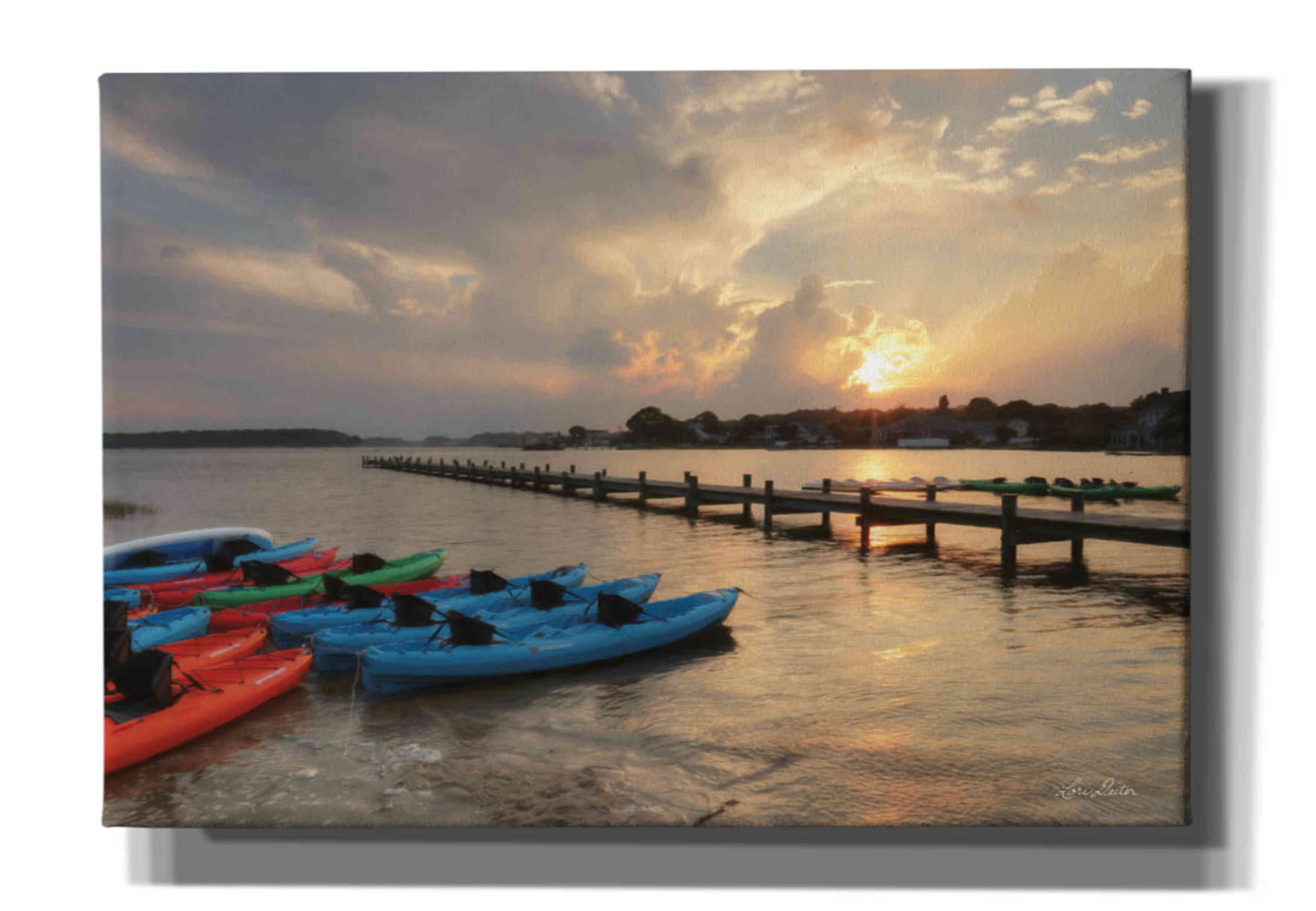 Breakwater Bay Epic Graffiti 'Bayside Dock' By Lori Deiter, Canva Bayside Dock by Lori Deiter ...